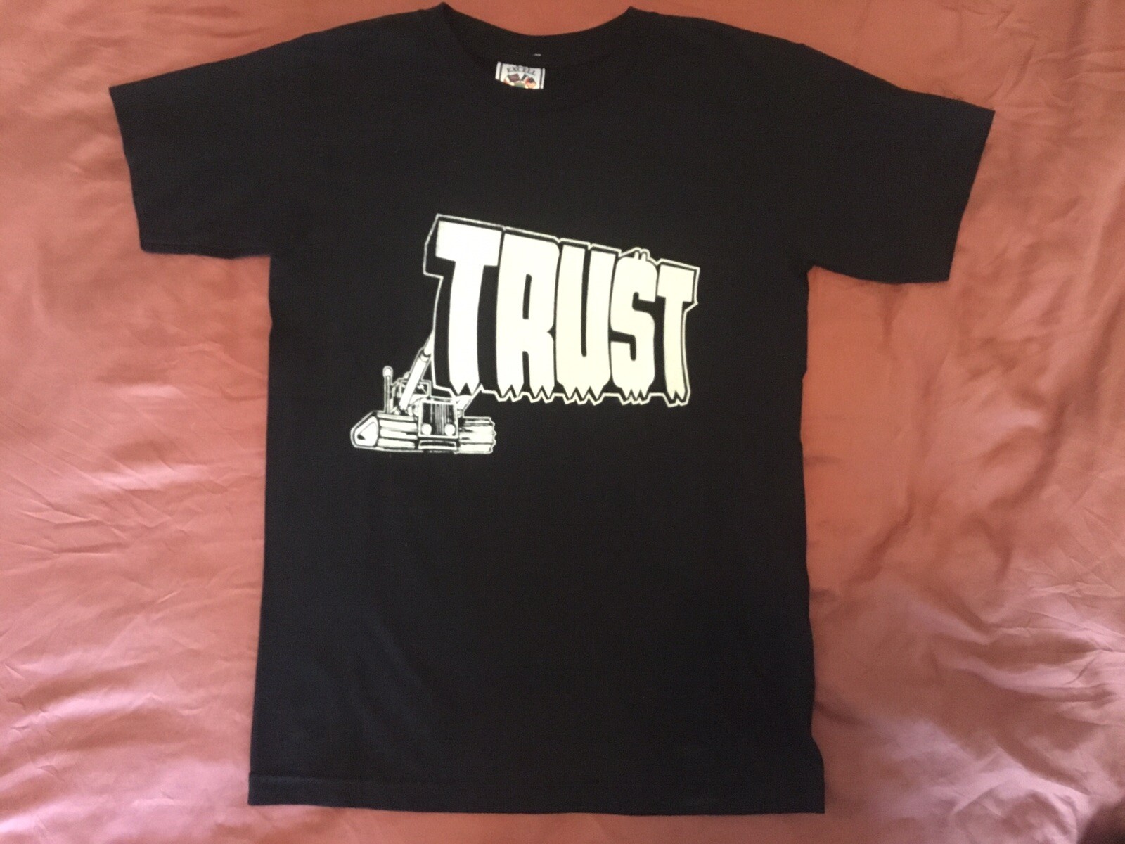 TRUST Vintage T-Shirt Sz S NWOBHM France French Metal AntiSocial Mint Repression | eBay