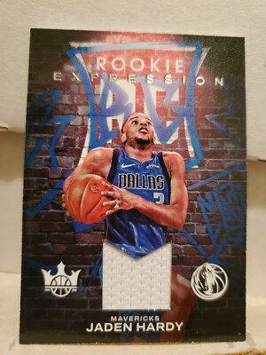 Jaden Hardy 2022-23 Panini Court Kings Rookie Expression Jersey Relic ...