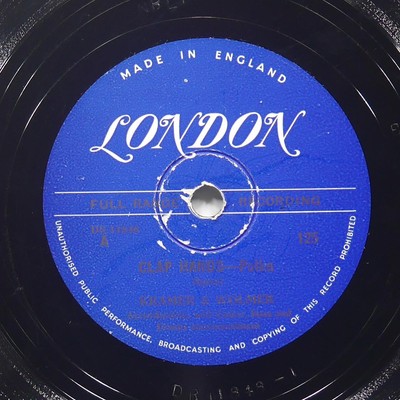 GORNI KRAMER & WOLMER Clap Hands Polka / The Danish Nook LONDON 125 VG ...