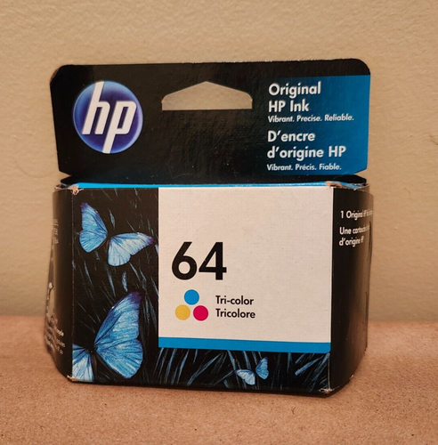HP 64 Tri-Color Original Ink Cartridge(N9J89AN) for sale online | eBay