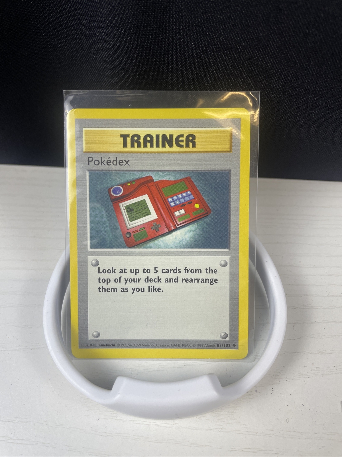 Shadowless Pokemon Pokedex 87/102 Base Set Rare Trainer Pokemon Card | eBay