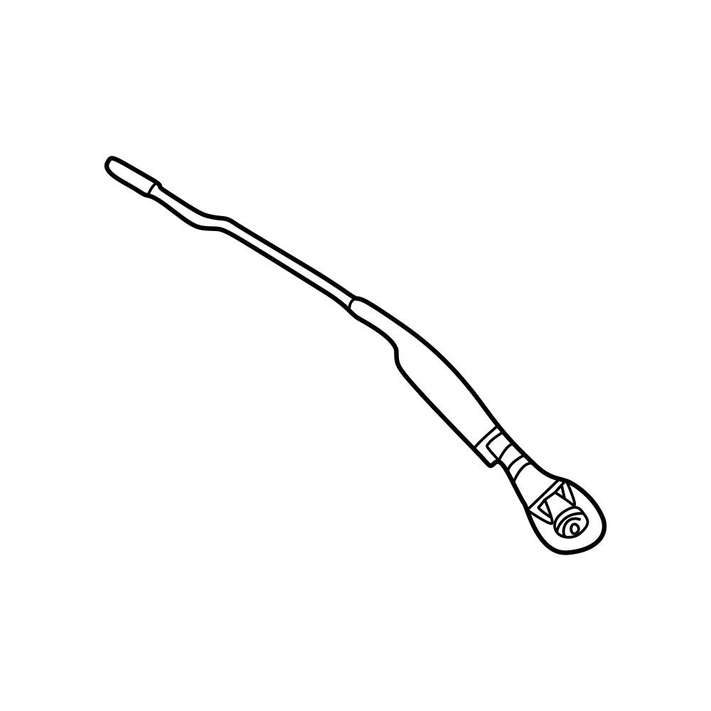 Genuine OEM Driver Left Windshield Wiper Arm For BMW 745i 745Li 750i ...