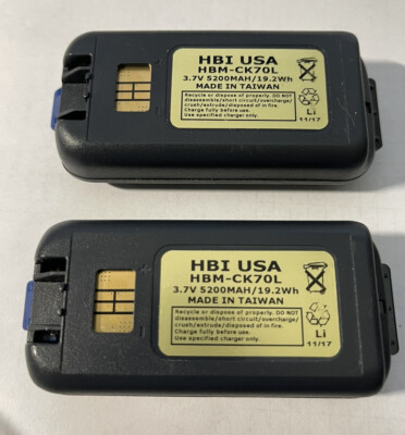 Harvard Intermec Battery CK70 CK71 CK3 Replacement 3.7V 5200mAH 19.2Wh ...