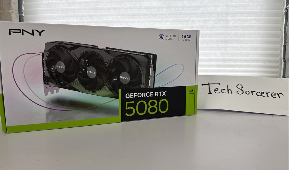 PNY GeForce RTX 5080 16GB 256-Bit GDDR7 DLSS 4.0 PCI – IN HAND Ready to ...