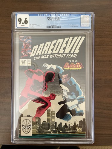 DAREDEVIL #257 The PUNISHER Appearance Romita Art 1988 MARVEL Comics ...