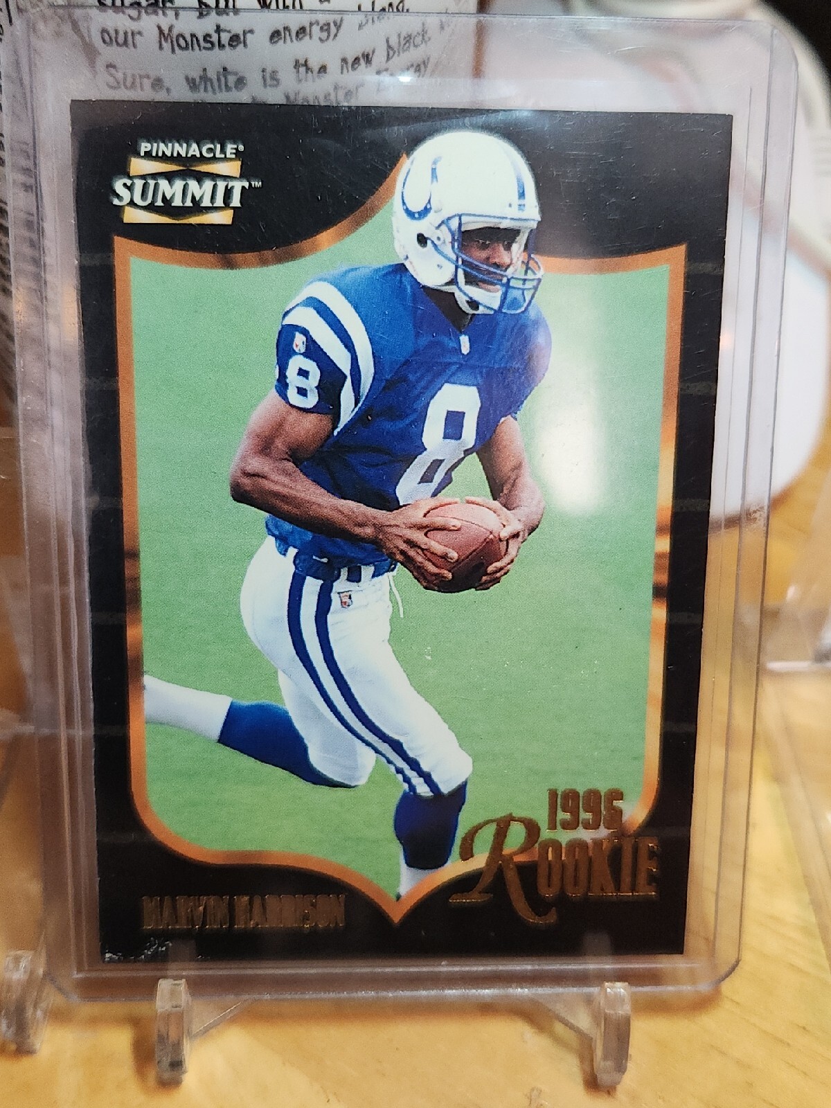 🧲8️⃣ ️8️⃣🧲 1996 PINNACLE SUMMIT MARVIN HARRISON ROOKIE CARD COLTS STUD ...