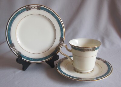 Bread Plate + Cup & Saucer Mikasa China Golden Legacy Pattern | eBay ...