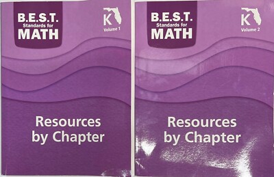 Grade K B.E.S.T. Standards for Math Resources By Chapter Set 2023 ...