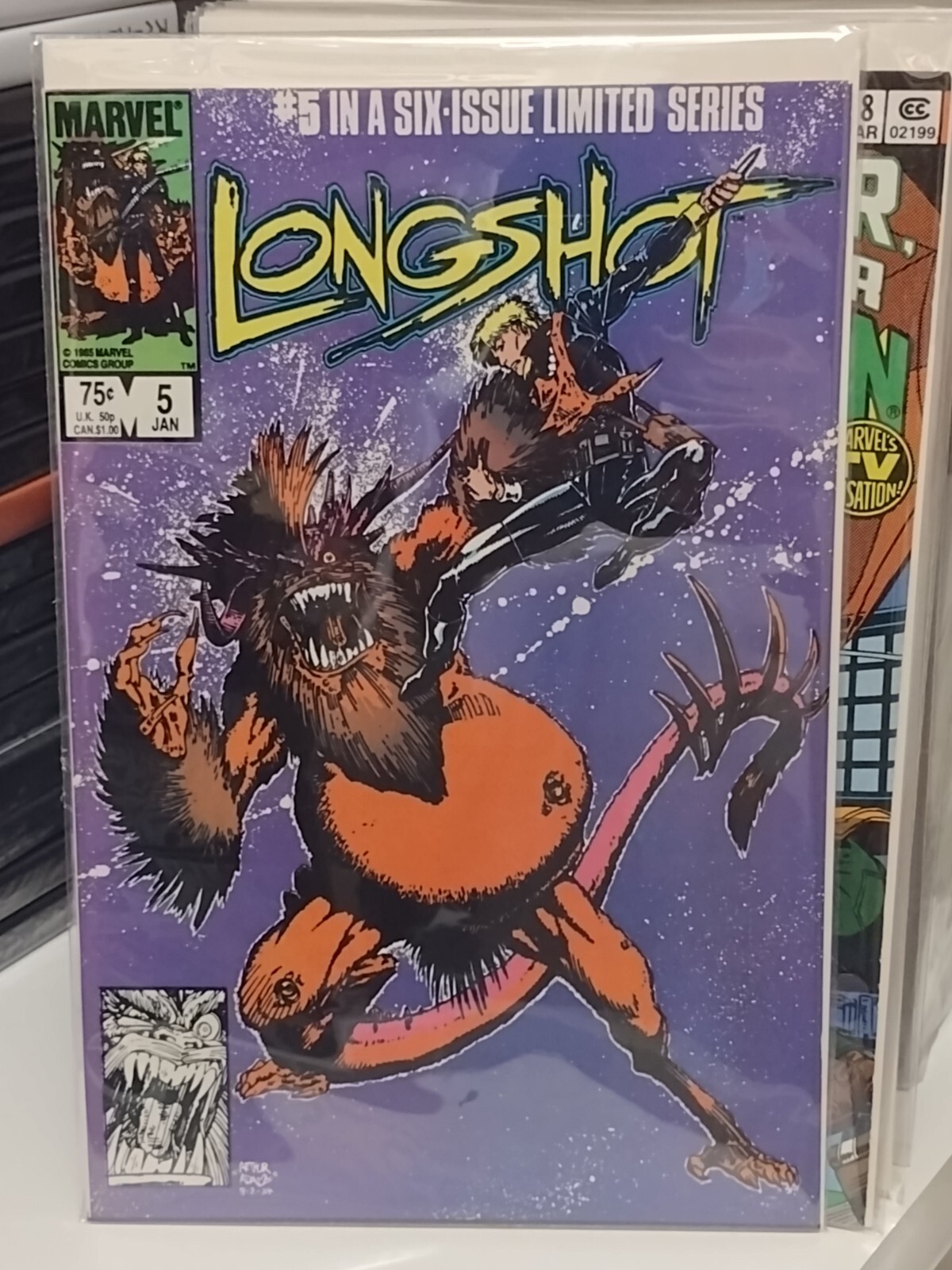 Longshot #5 (1985, Marvel Comics) Warehouse Inventory in VG Condition ...