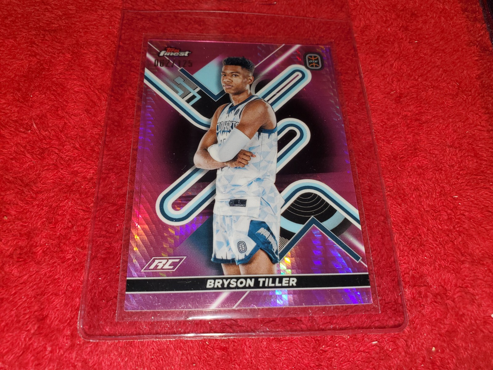 2023 TOPPS FINEST OVERTIME CARD OF BRYSON TILLER RC PINK 062/125 | eBay