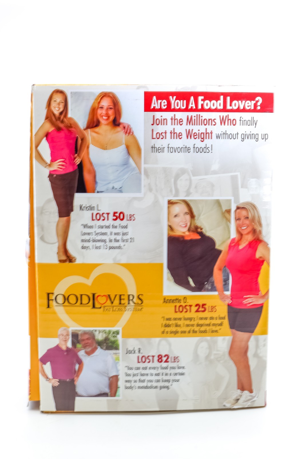 Provida Food Lovers Fat Loss System Weight Exercise DVD Guides Journals ...