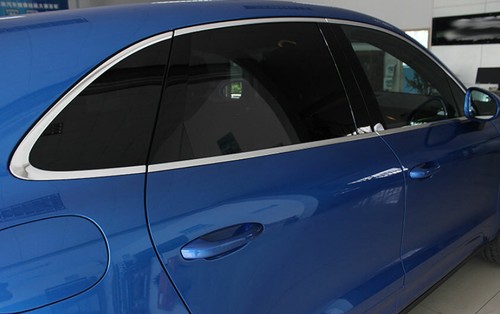 For Porsche Macan 2015-2021 Silver Steel Windows Sill Molding Strip ...