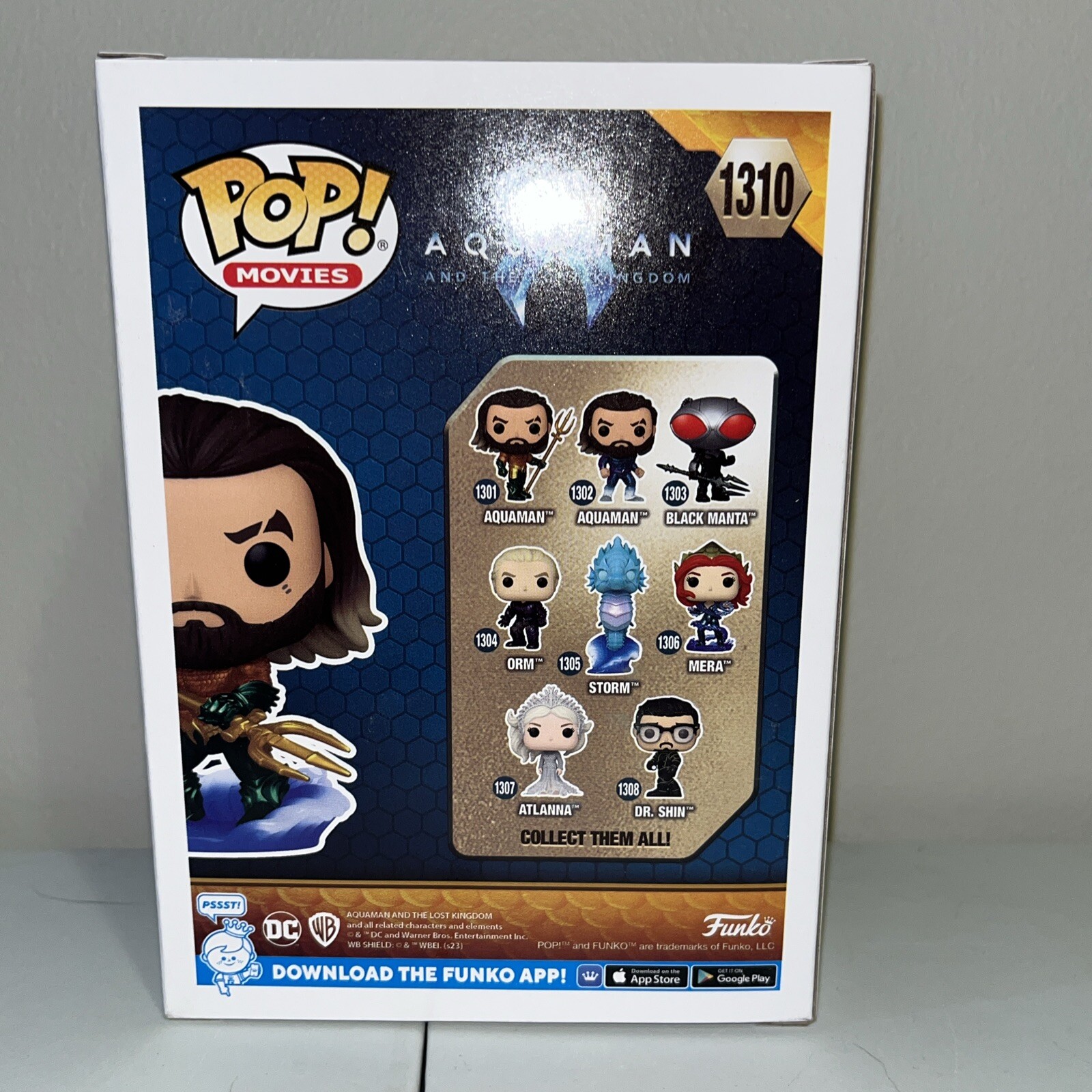 Funko Pop! Vinyl: DC Universe - Aquaman - Funko (Exclusive) #1310 for ...