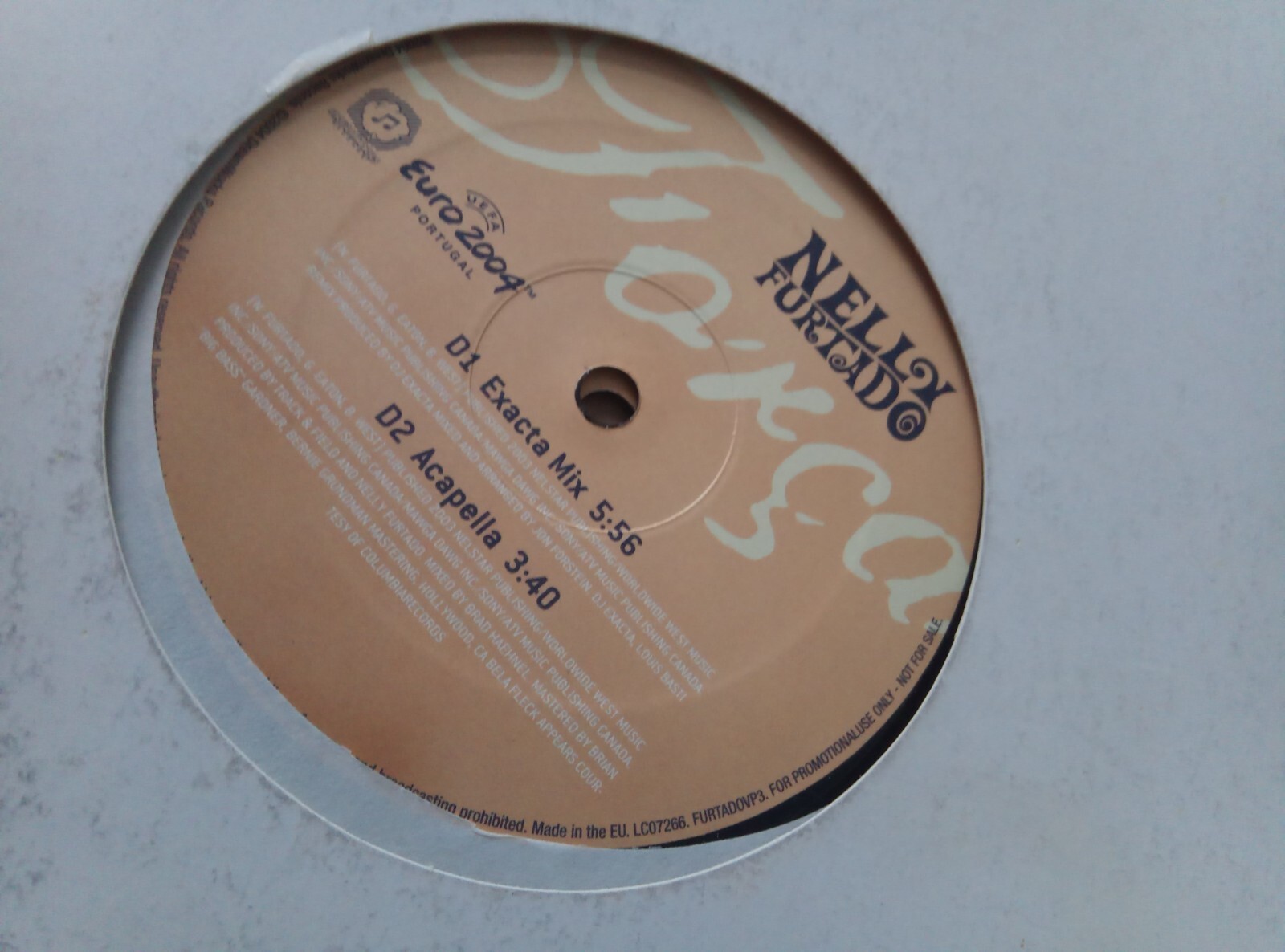 Nelly Furtado - Forca Remix 2x12" Vinyl Euro 2004 EX VG House ...