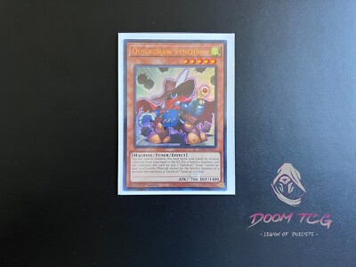 Yugioh Quickdraw Synchron LDS3-EN117 1st Ed UR 🟡 “Synchro Support” | eBay
