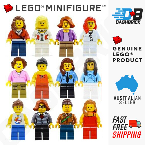 Genuine LEGO® Minifigure™ - Woman, Girls, Ladies, Women, Females - City ...
