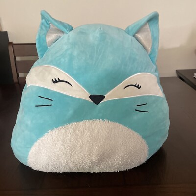 Squishmallows Dabney Fox Plush Stuffed Animal Turquoise Toy ...