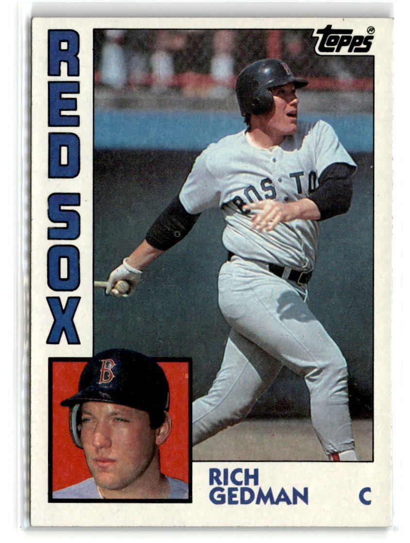 1984 Topps BASEBALL #498 Rich Gedman Boston Red Sox | eBay