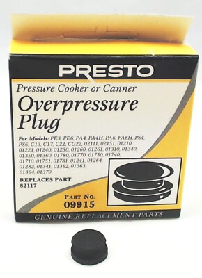 09915 - Overpressure Plug for Presto Pressure Cookers | eBay