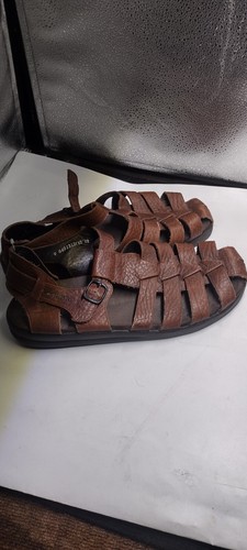 Mephisto Sam Fisherman Sandals Shoes Mens Size 48 EUR / 14 US Brown Tan ...
