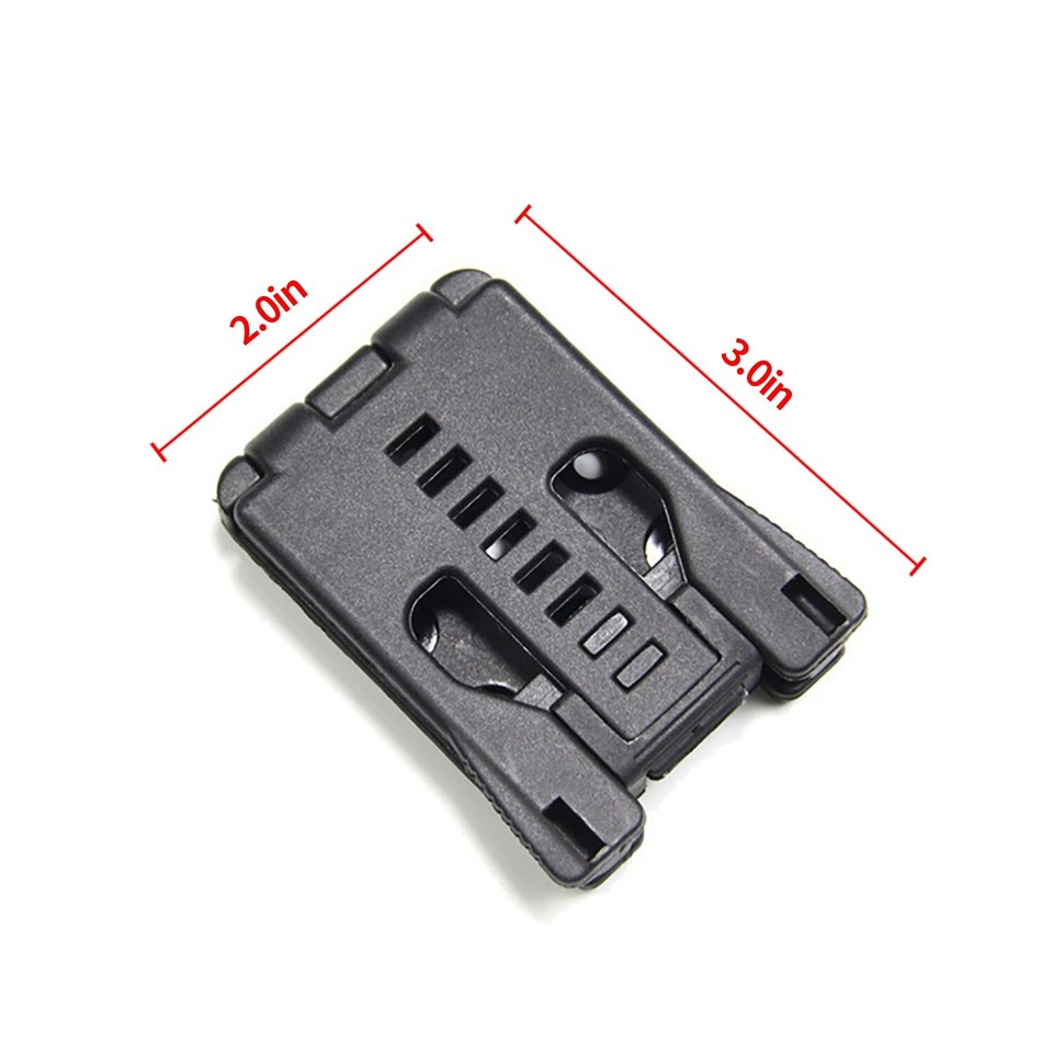 2 Pack Tactical Universal Holster Sheath Belt Clip Large Belt Clips ...