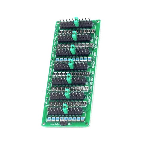Programmable Eight Decade Resistor Board 1R to 9999999R(0-10MΩ)Step5839 ...