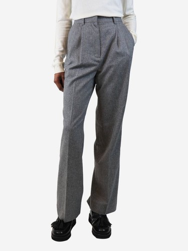 Issue Twelve - Light grey Stanley wool trousers - size UK 8 | eBay UK