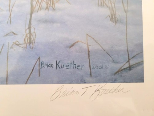 Brian Kuether Limited Edition Whitetail Deer Art Print /No frame (20x23 ...