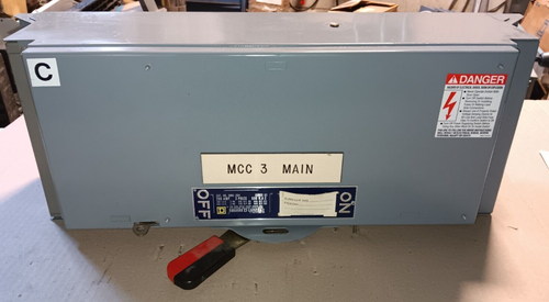 SQUARE D QMB364 200 AMP QMB BRANCH PANELBOARD SWITCH 3 POLE FUSIBLE ...