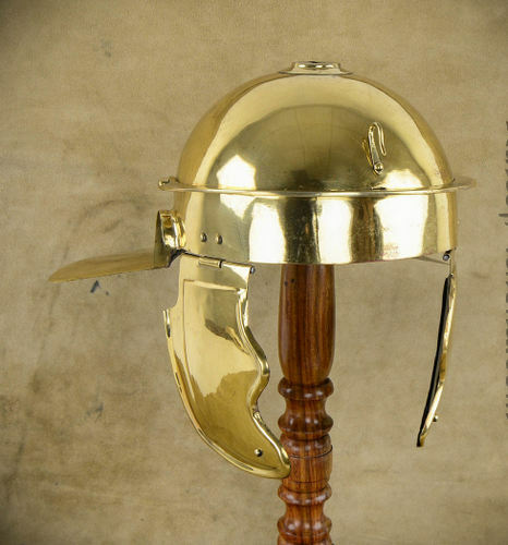 18Gage Medieval SCA LARP Roman Gallic/Centurian Helmet Cosplay Costume ...