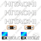 Fits Hitachi EX160LC Decal Kit Excavator - 7 YEAR OUTDOOR 3M VINYL! | eBay