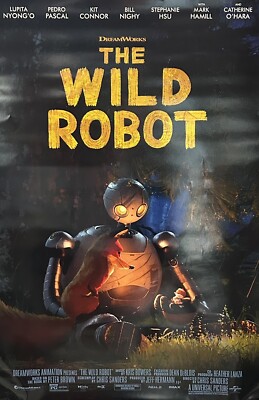 The Wild Robot Movie Poster Original Final 27X40 DS Lupita Nyong'o | eBay
