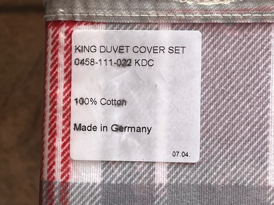 Dormisette Luxury German Flannel KING Size Duvet & Shams Set - 100% ...