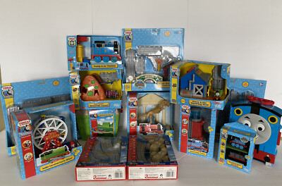 Huge Thomas & Friends Trackmaster Lot Train 14 ITEMS NIB RETIRED PIECES ...