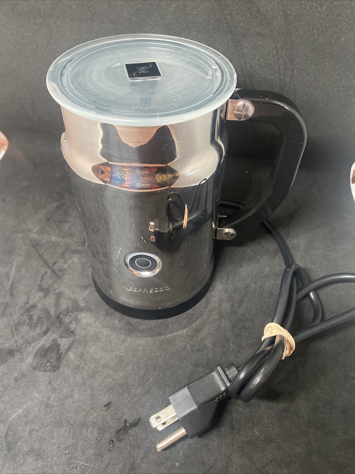 Nespresso Aeroccino Plus Milk Frother with Warmer Model 3192 Chrome + 2 ...