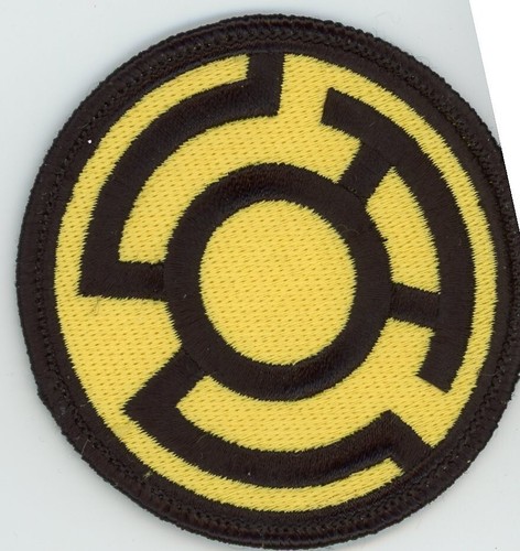 PATCH GREEN LANTERN LANTERN CORPS YELLOW IRON ON | eBay