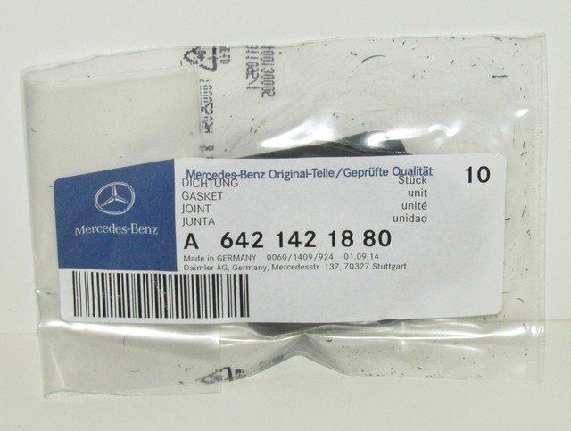 NEW GENUINE MERCEDES BENZ EGR PIPE GASKET PACK OF 10 OEM PART NO. A ...