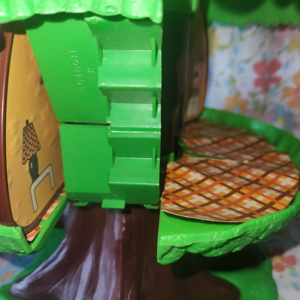 VTG 1975 Kenner General Mills Tree Tots Family Pop-Up Tree House Stairs ...