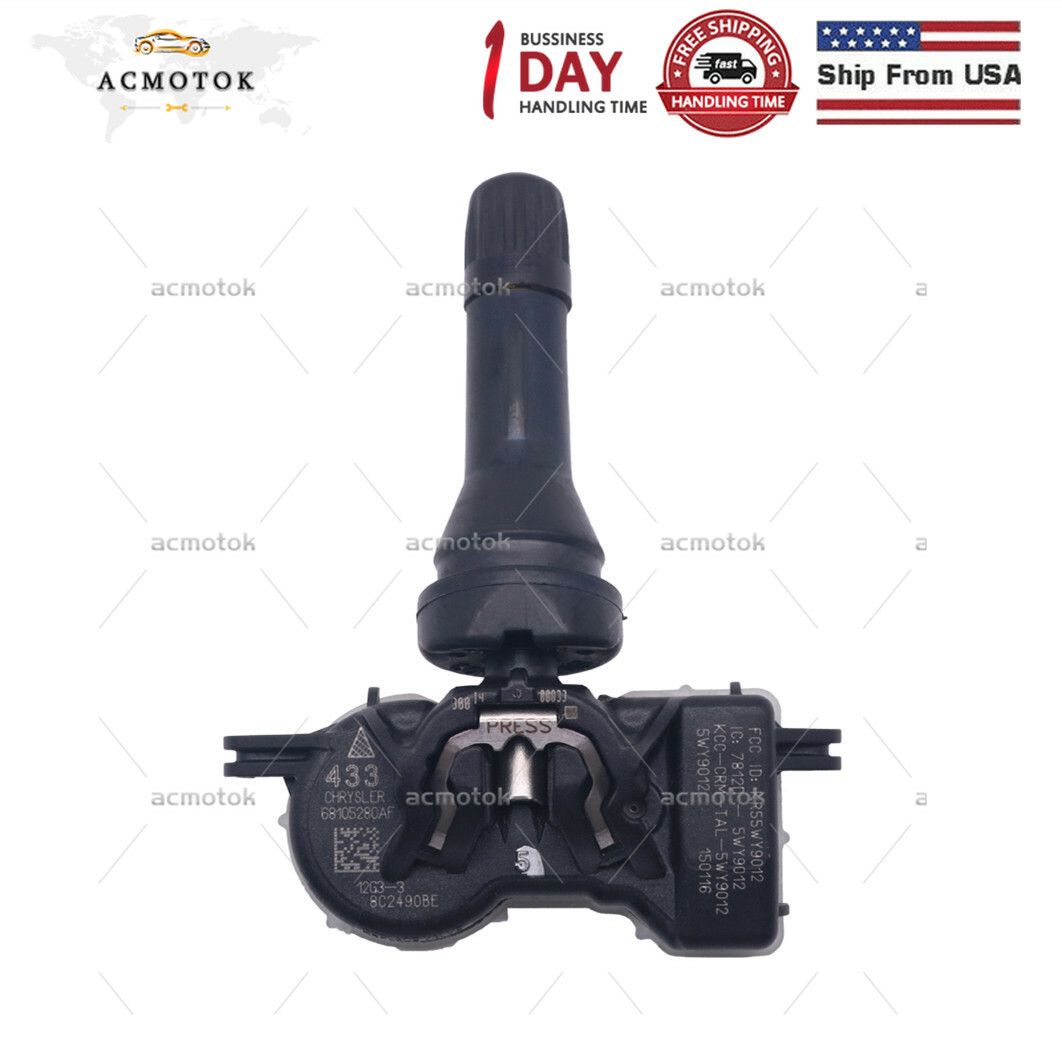 (4) For Dodge Jeep Tpms Tire Pressure Sensor-Tire Pressure 68252493Ab ...