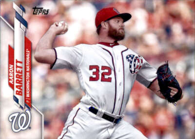 2020 Topps #670 Aaron Barrett Series 2 Washington Nationals Baseball | eBay