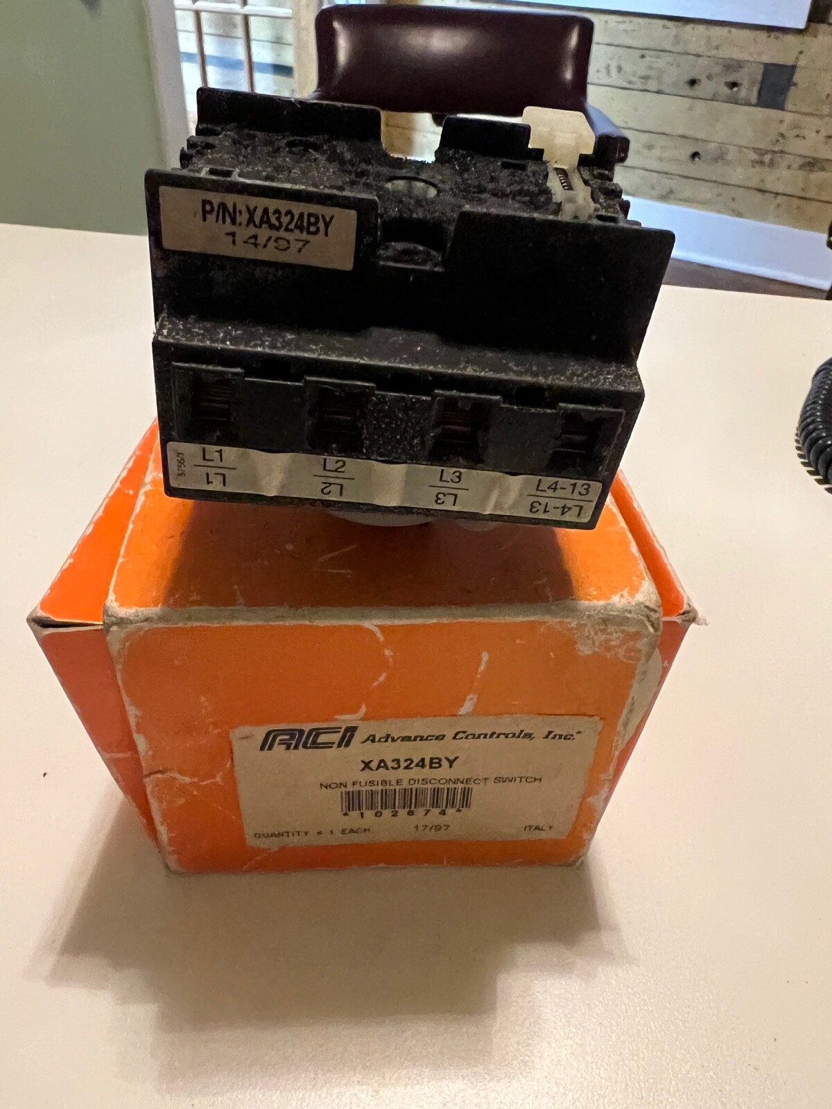 Advance Controls Inc XA324BY Non-Fusible Disconnect Switch | eBay