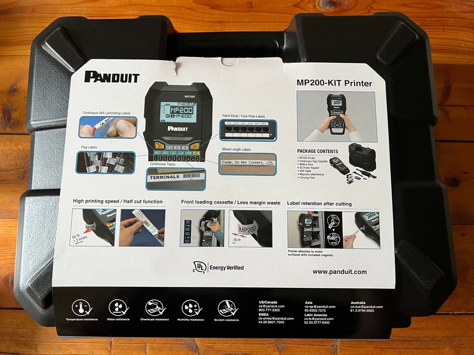 Panduit PXE MP200-KIT Mobile Label Printer 1.0" Wide - Brand New | eBay
