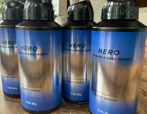 4 Men’s HERO all-over BODY SPRAY FOR MEN 3.7oz mens Bath and & Body ...