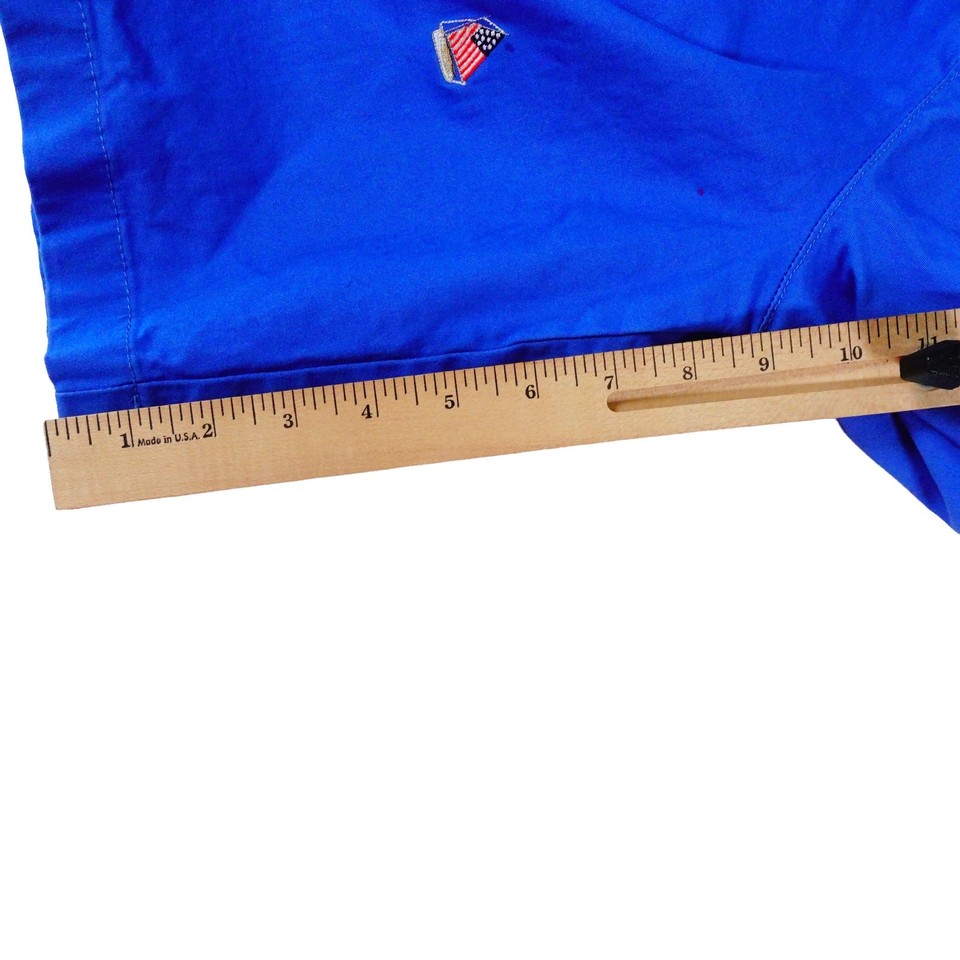 Vineyard Vines Embroidered Patriotic USA Flag Sailing Boat Blue Shorts ...