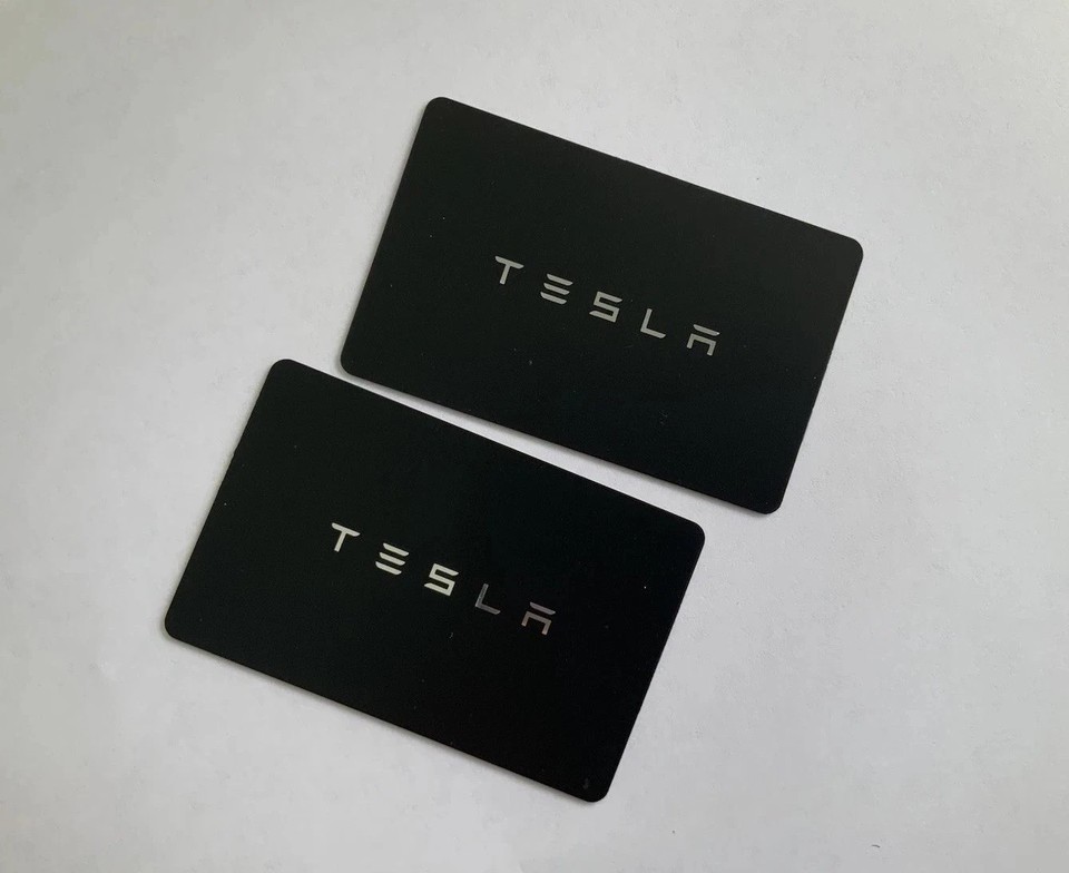 New Lot OF 2 Genuine OEM TESLA Model S 3 X Y Cybertruck KEY CARD ...