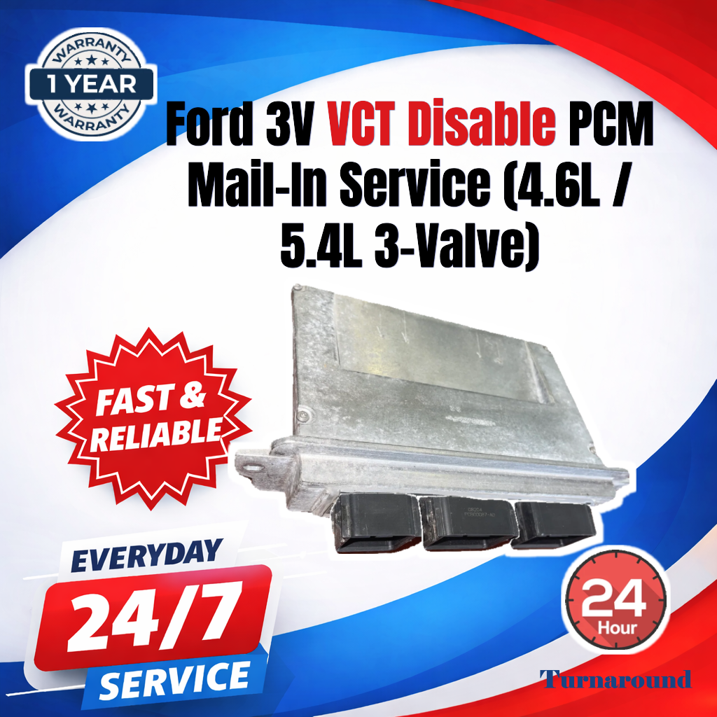 Ford 3V VCT CAM PHASER DELETE Disable PCM Mail-In Service (4.6L / 5.4L ...