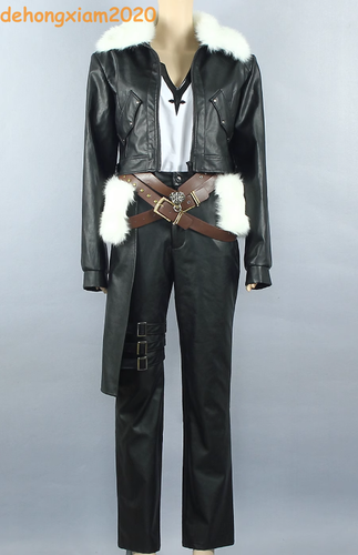 Final Fantasy 8 Remastered Squall Leonhart Cosplay Costume Suit Set ...