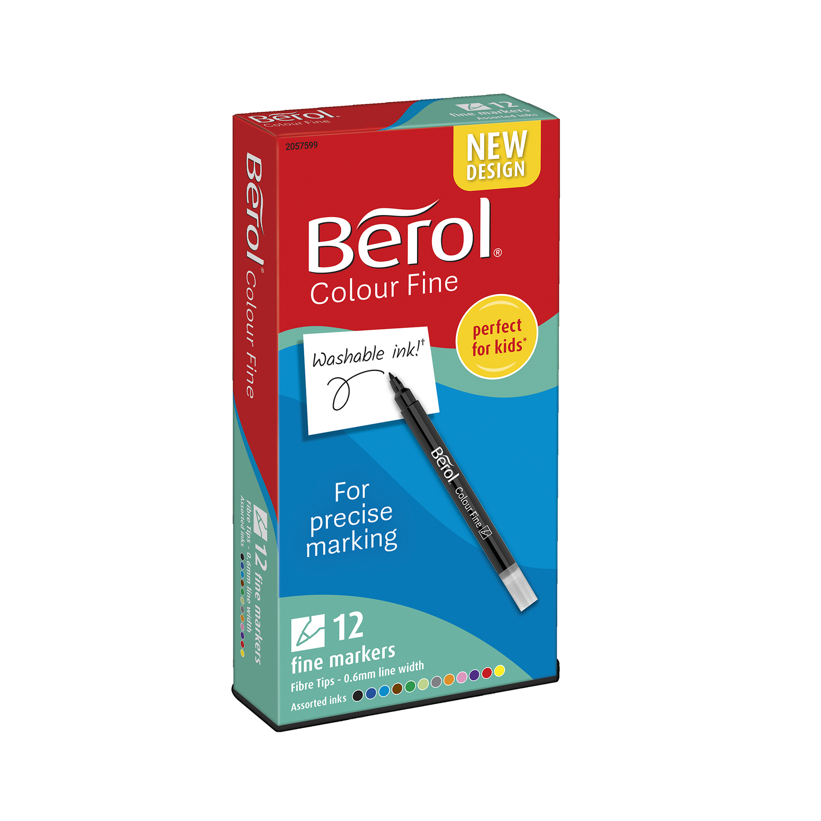 Berol Colour Fine Pens Assorted (2057599) - Pack of 12 | eBay UK