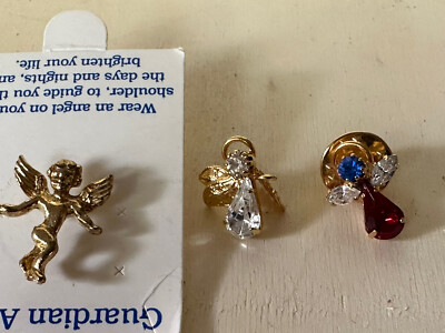3 Angel Pinback Pins | eBay