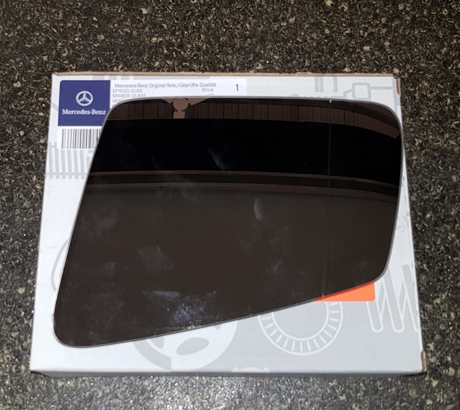Genuine Mercedes-Benz C, E, S, CLS-Class passenger mirror glass ...